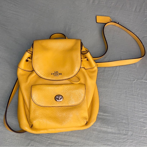 Coach | Bags | Coach Pebble Leather Mini Billie Backpack | Poshmark